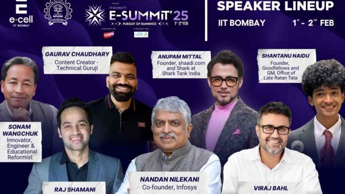 'E-Summit 2025-Pursuit Of Eminence' At IIT Bombay To Feature Visionary Speakers, Startup Funding ...