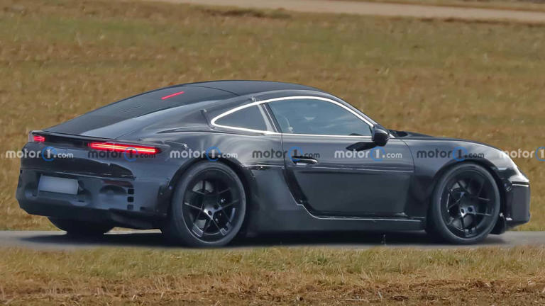 Spy Shots: Porsche 718 Cayman EV Looks a Lot Like a Two-Door Taycan