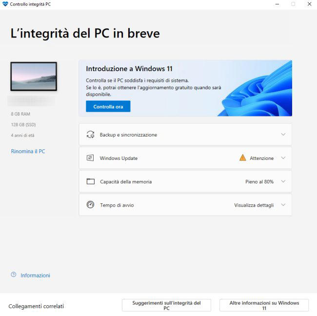 PC Health Check Windows 11: cos'è e quando effettuare il Controllo ...