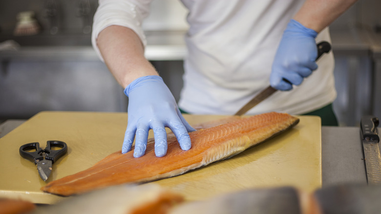 Remove Fish Skin Easier (And Safer) With A Little Salt Trick