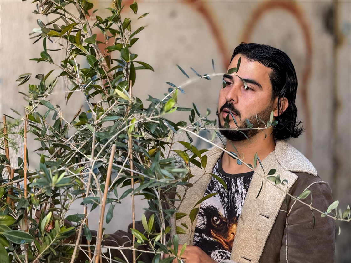 Gazze'de Fadıl Nebhan'ın yeşil direnişi