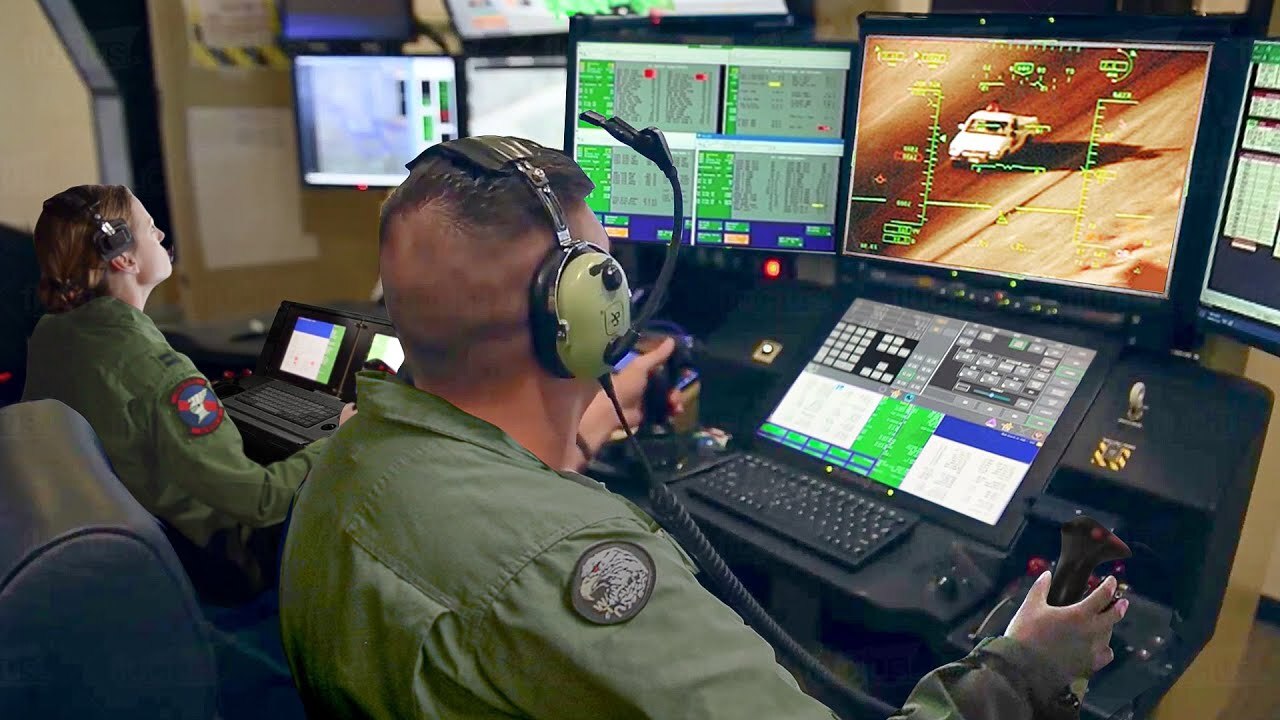 Exploring top-secret US control station for ultimate battle drone