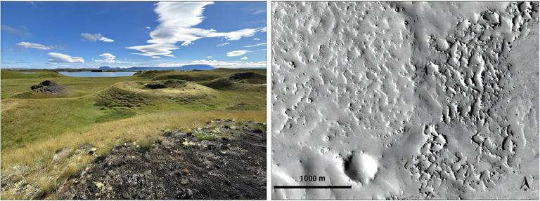Kitchen Experiments Shed Light On Marss Volcanic Rootless Cones
