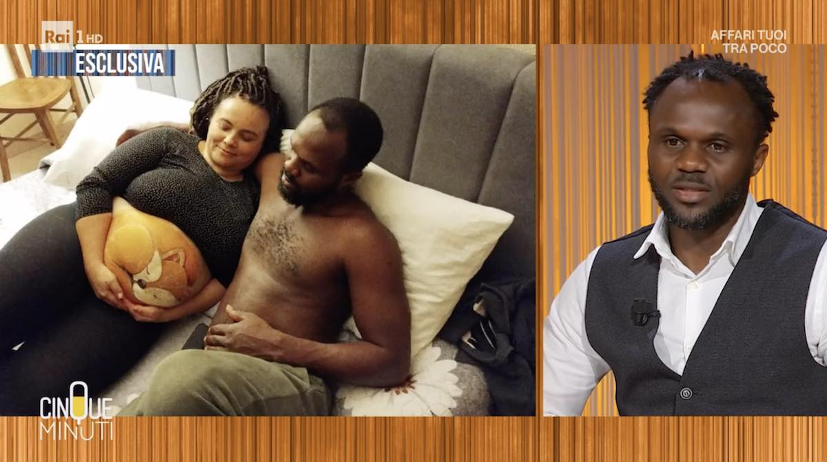 Neonata rapita a Cosenza, Moses Omogo scarica in tv la moglie Rosa ...