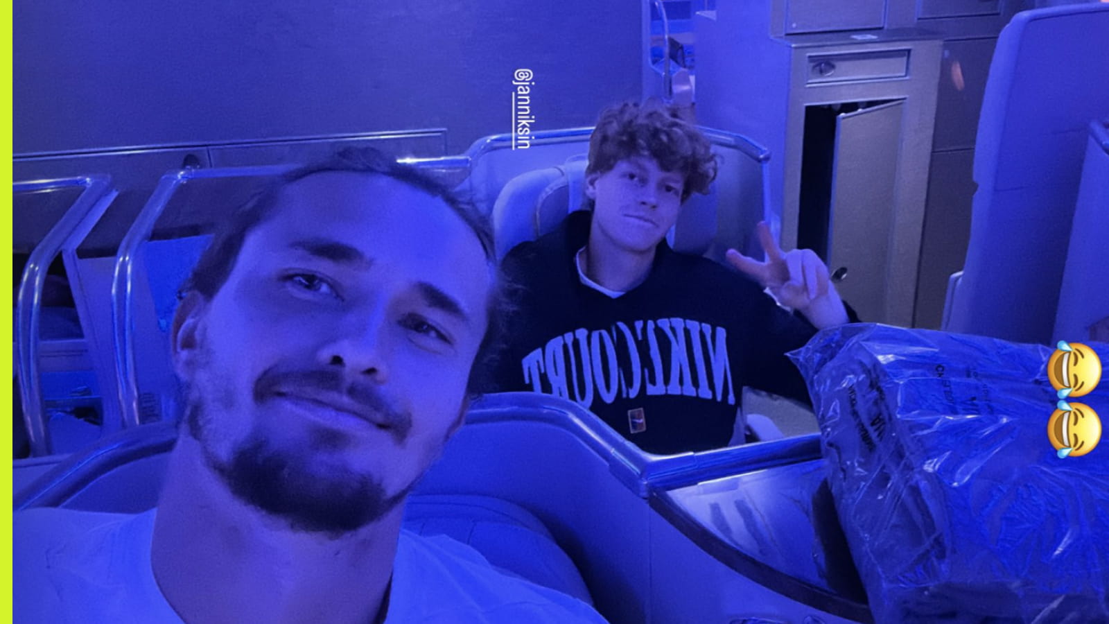 Jannik Sinner meets a familiar face on flight home as crazy $250,000 ...