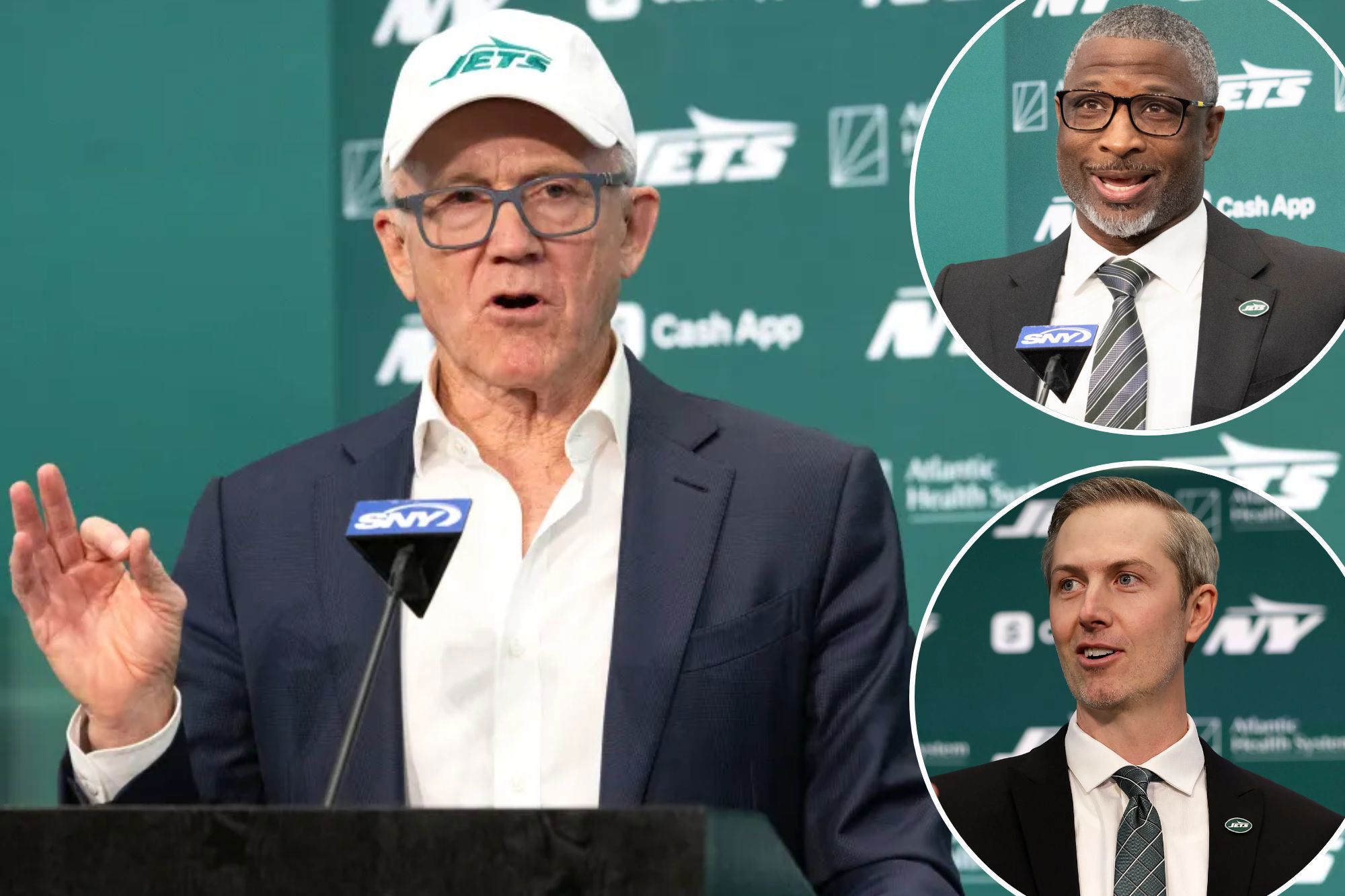 Aaron Glenn, Darren Mougey will both report to Woody Johnson in change ... Aaron Glenn, Darren Mougey will both report to Woody Johnson in change ...