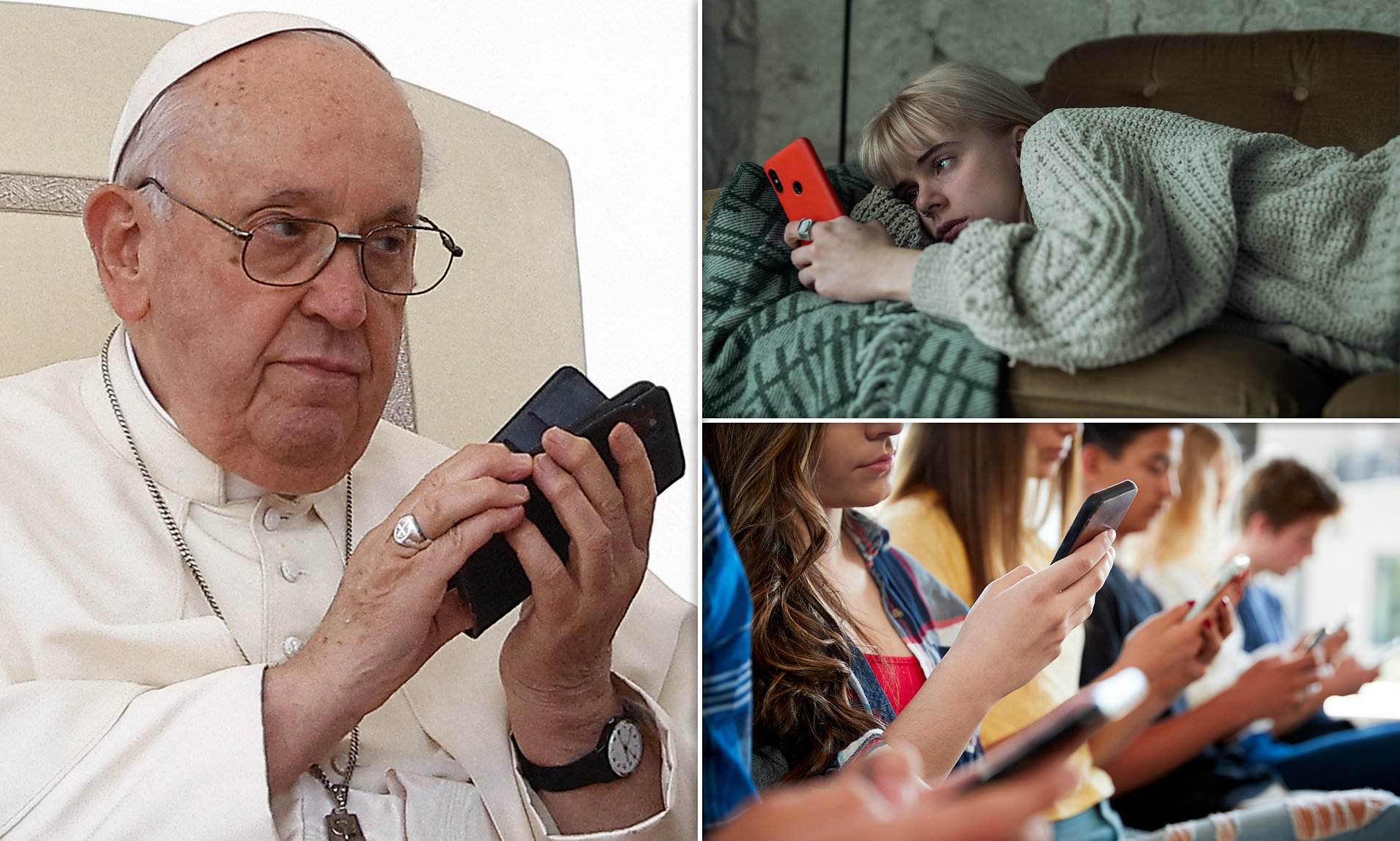 Pope Francis warns constant scrolling on phones causes 'brain rot'