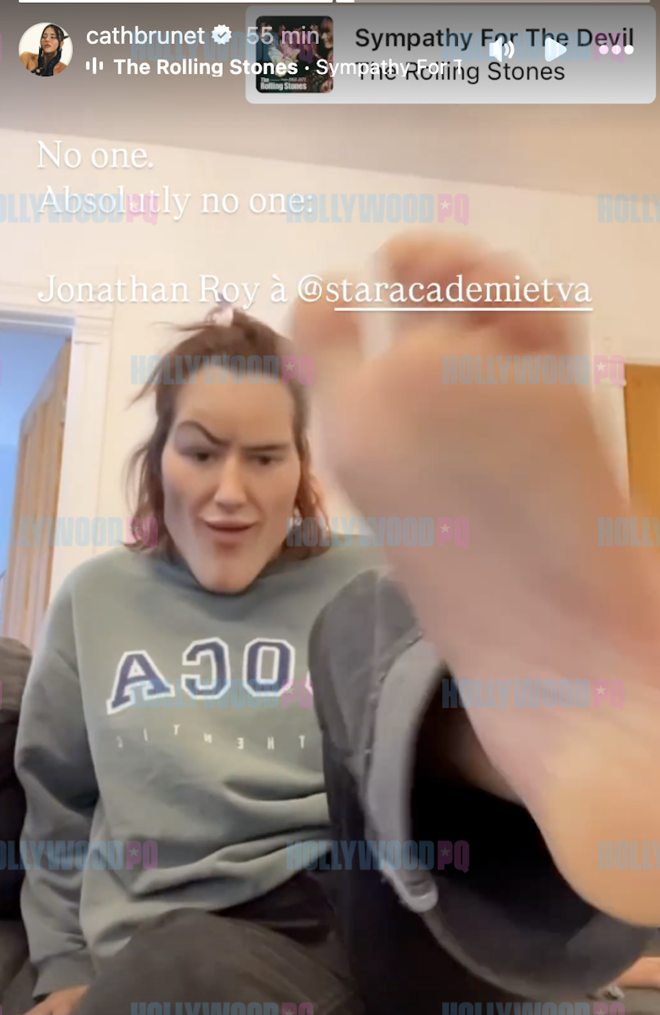 Catherine Brunet se paie la tête de Jonathan Roy