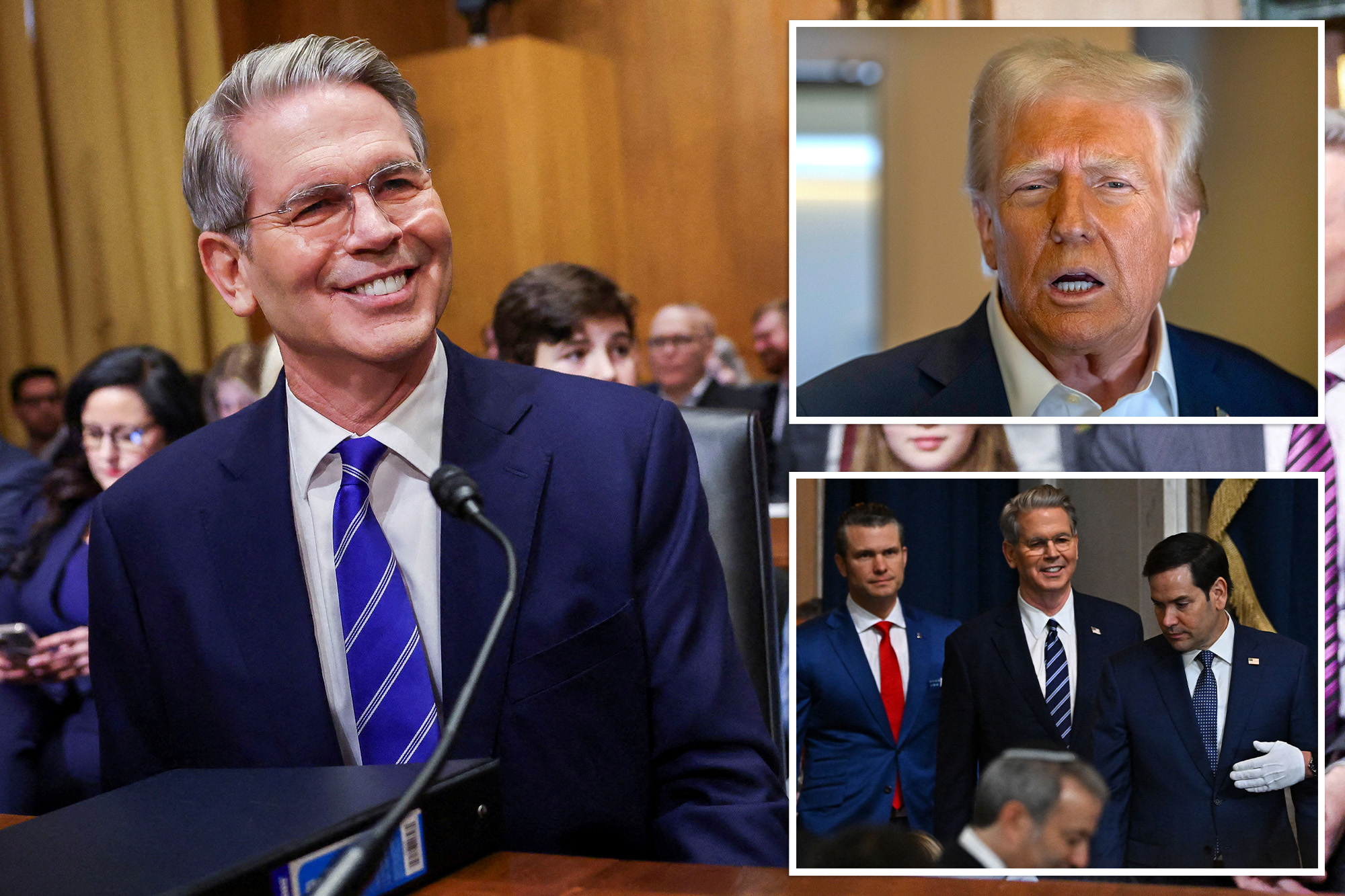 Ex-hedge fund manager Scott Bessent confirmed as Trump’s Treasury secretary