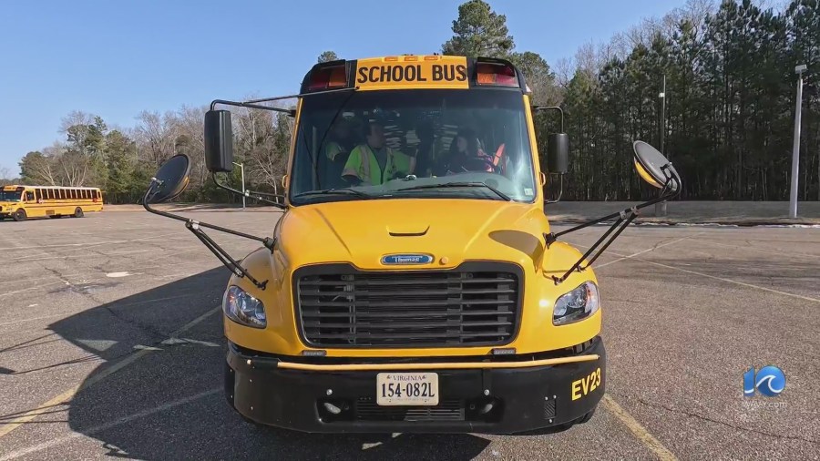 Williamsburg-James City County Public Schools offers school bus test drives