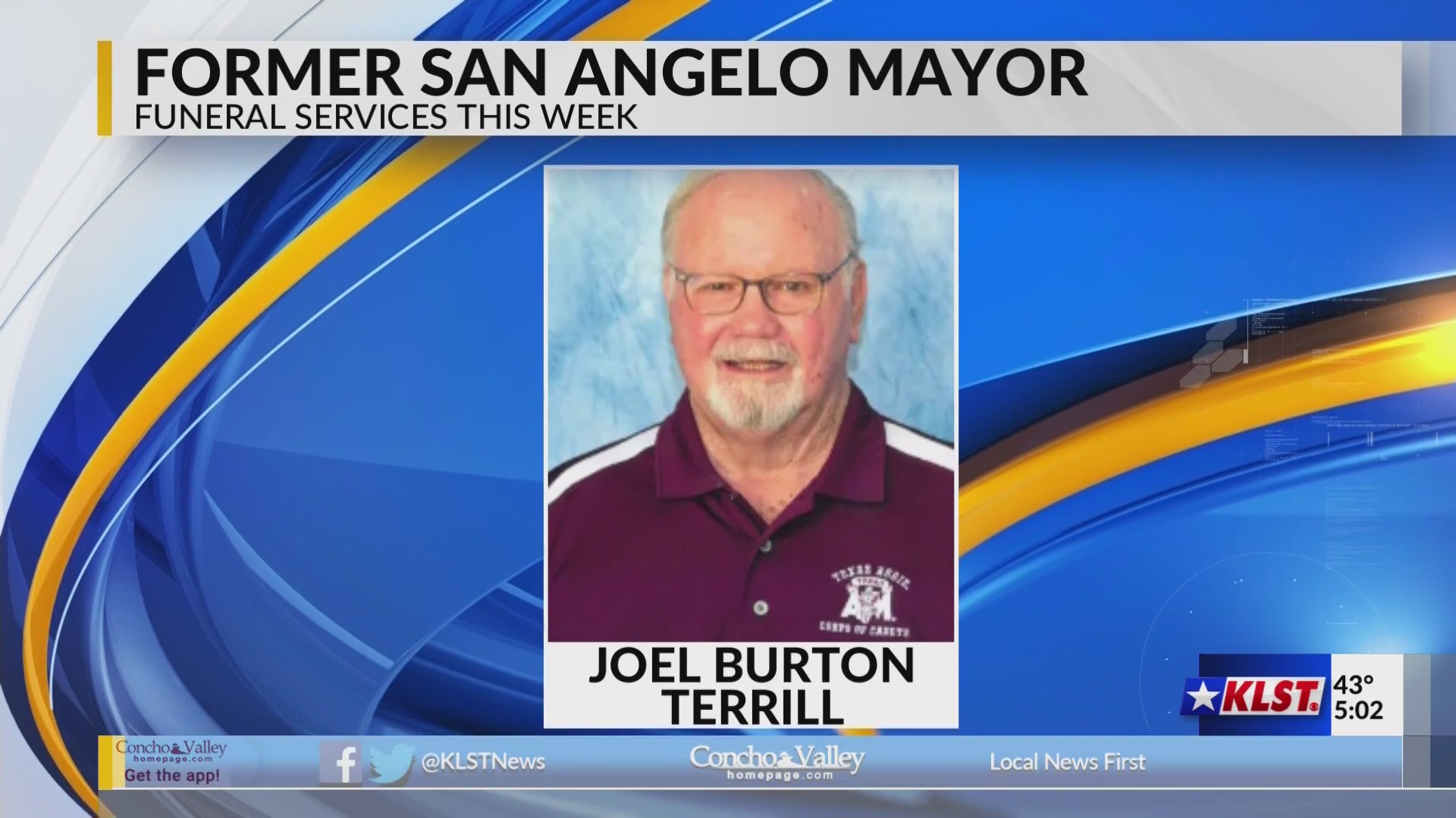 Funeral services for former San Angelo mayor to take place this week