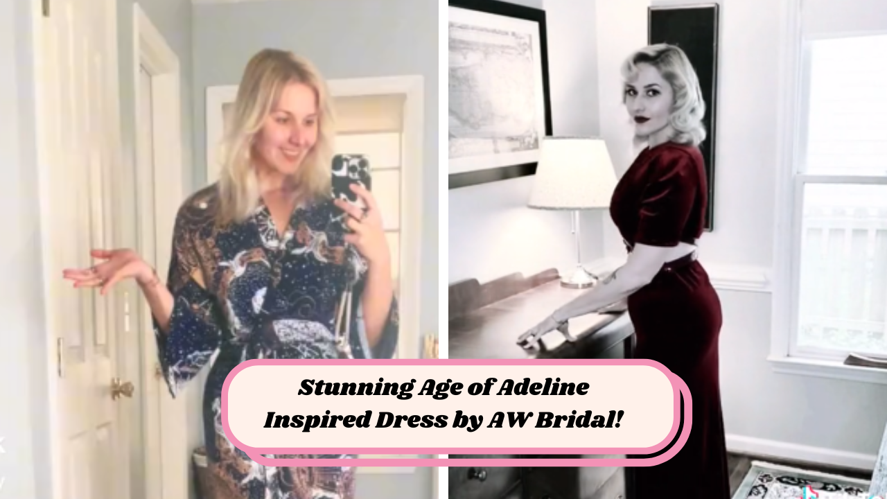 Stunning Age of Adeline Inspired Dress by AW Bridal!