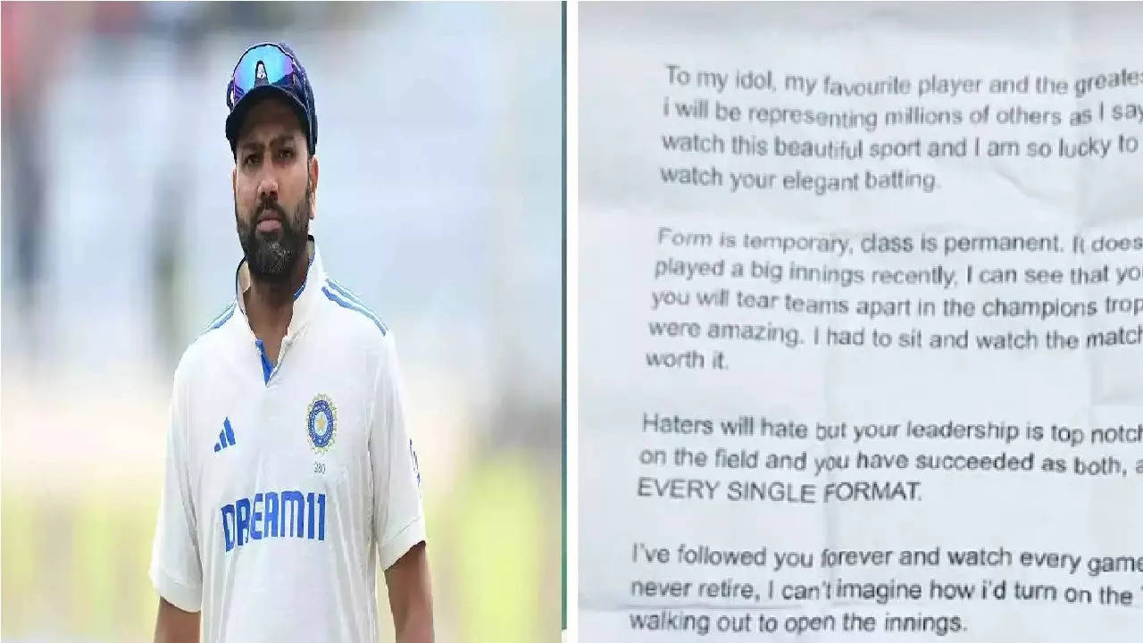 Fan Letter To Rohit Sharma : पंधरा वर्षांच्या फॅनचं रोहित शर्माला खास ...
