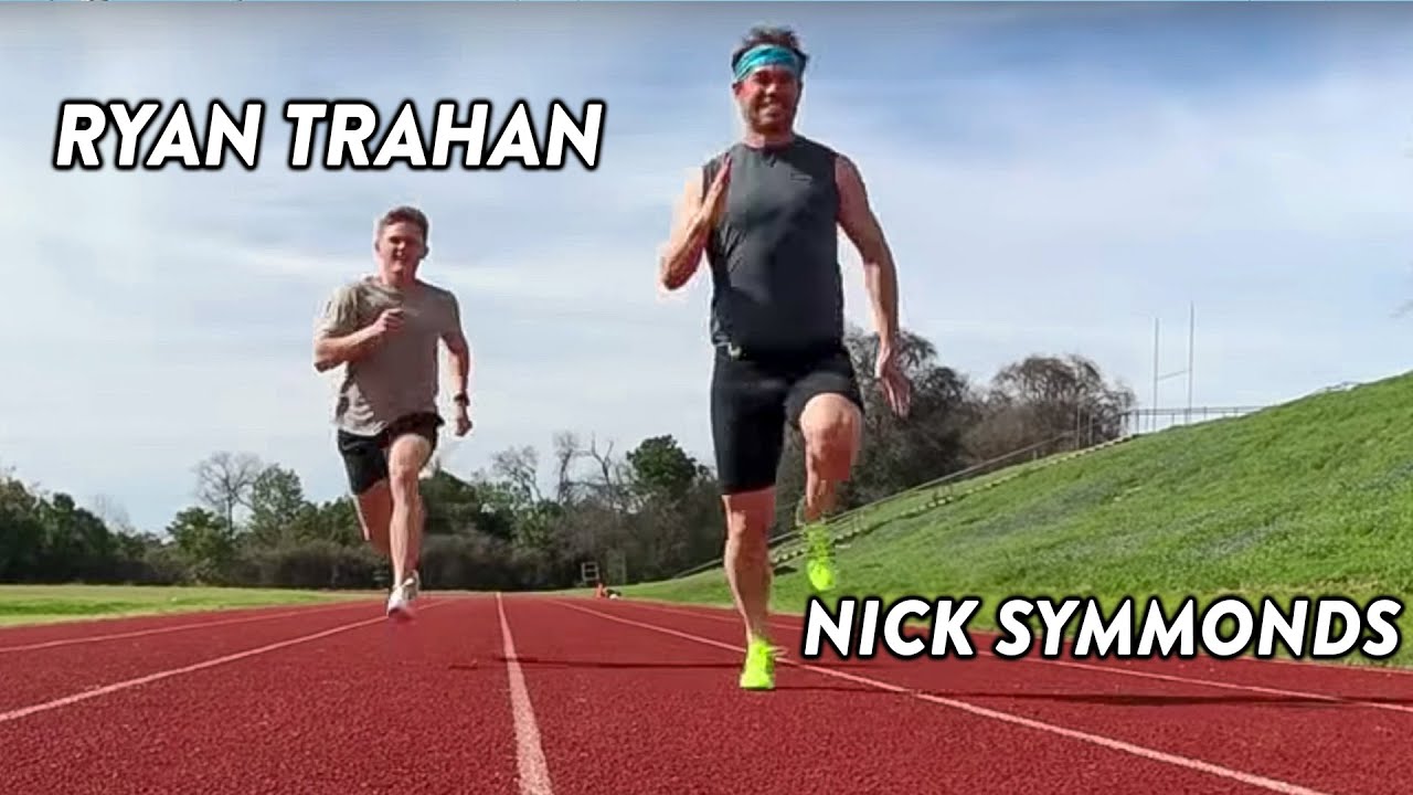 NICK SYMMONDS vs RYAN TRAHAN 100 METER RACE!