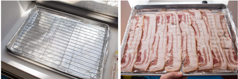 How to Cook Bacon in the Oven (425°)