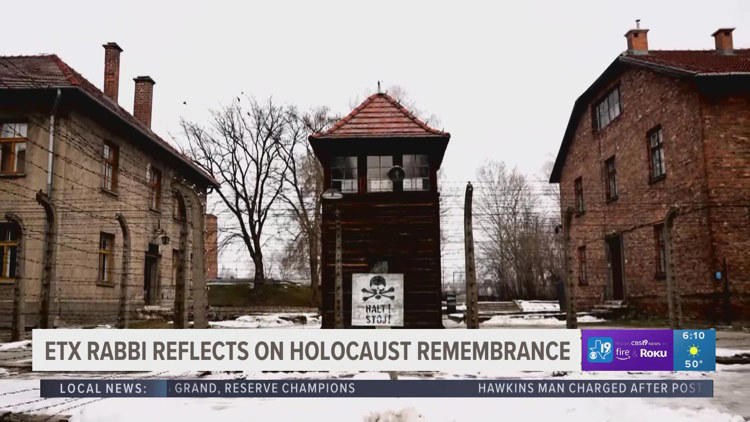 Rabbi encourages people to never forget Holocaust