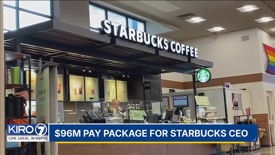 Starbucks CEO Brian Niccol awarded $96 million pay package after 4 ...