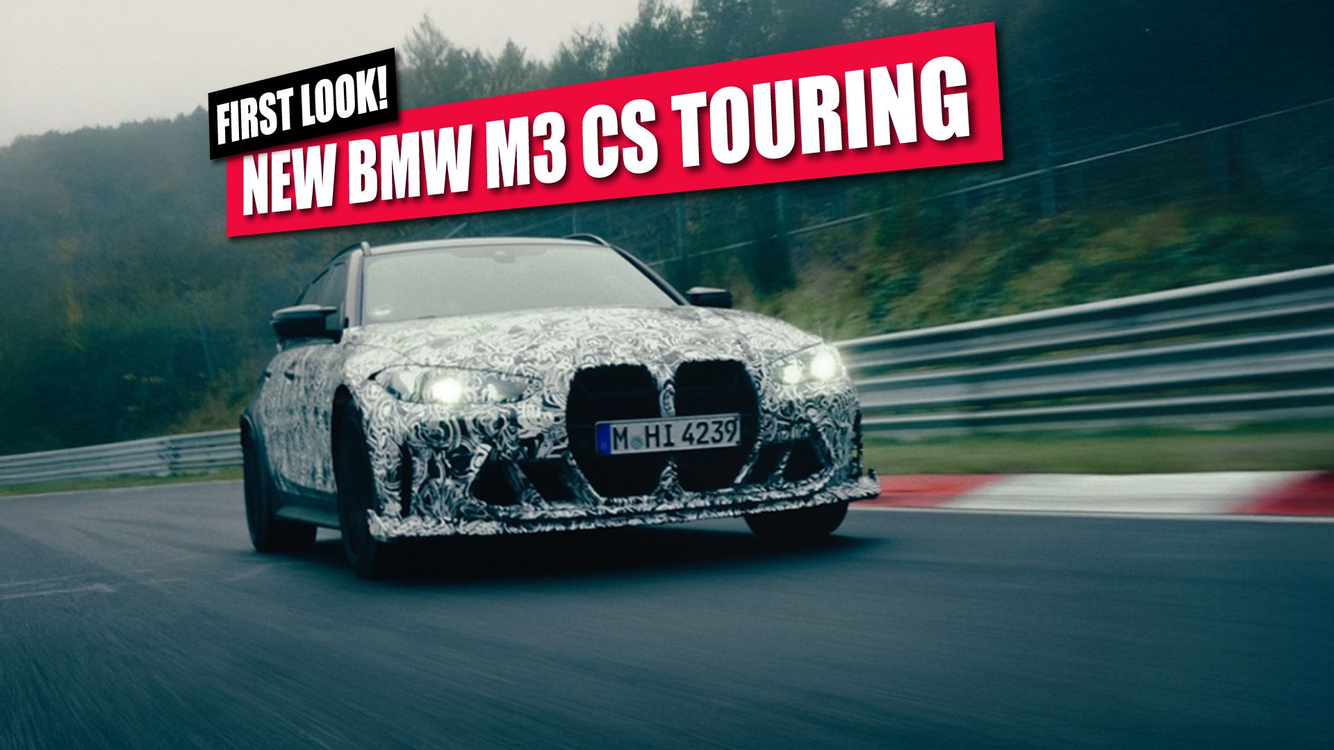 BMW Teases High-Performance M3 CS Touring In Official Preview