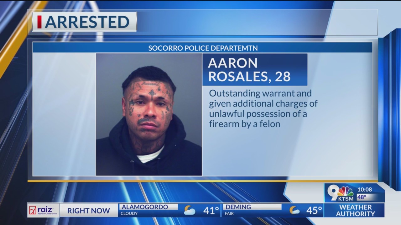 Wanted man arrested during traffic stop in Socorro