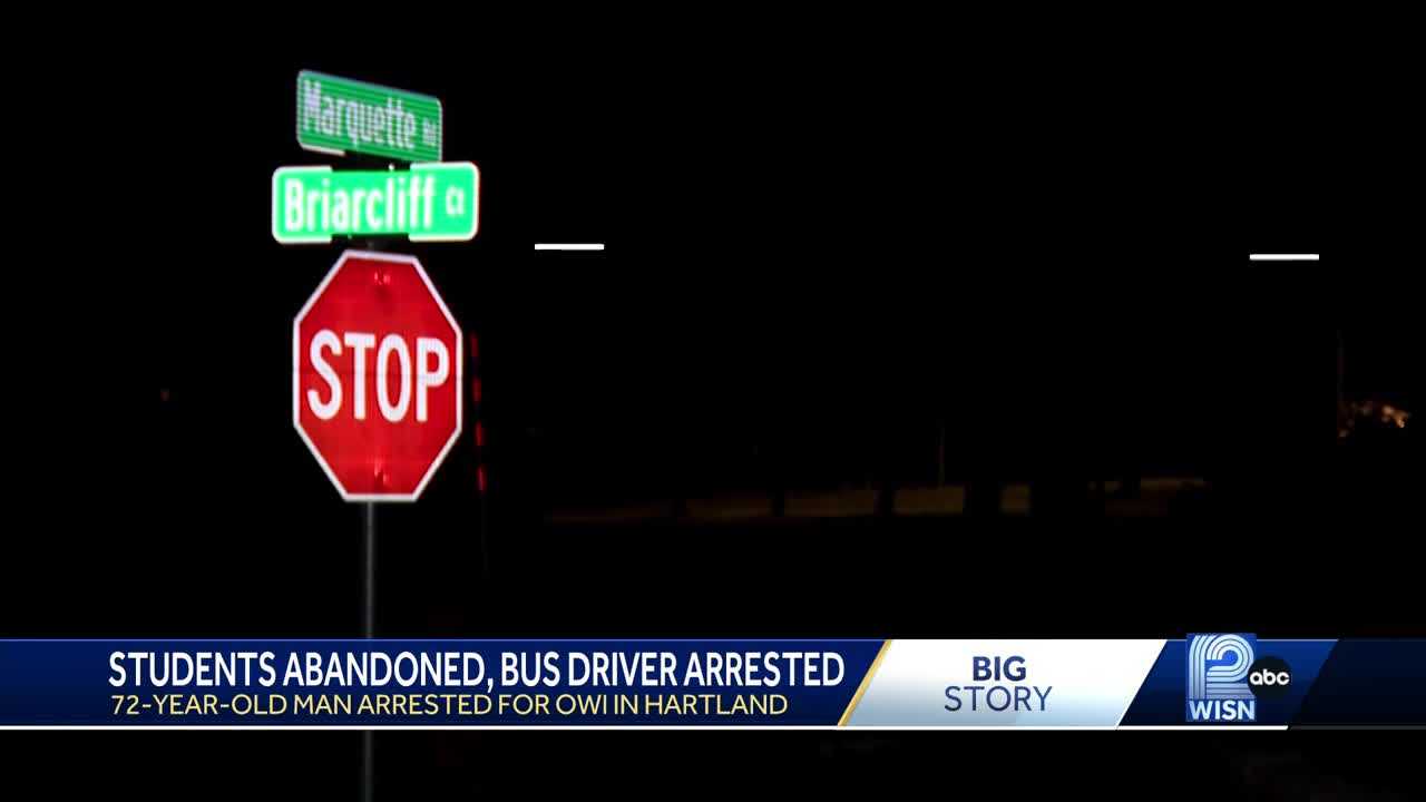 Terrifying moments for bus full of kids in Hartland