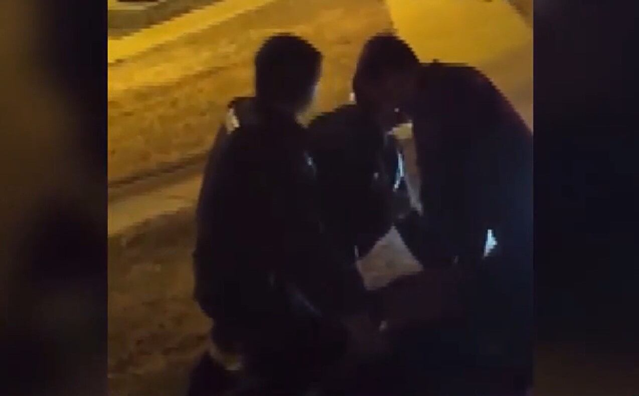 Griffin family outraged after police officer seen punching man on the ...