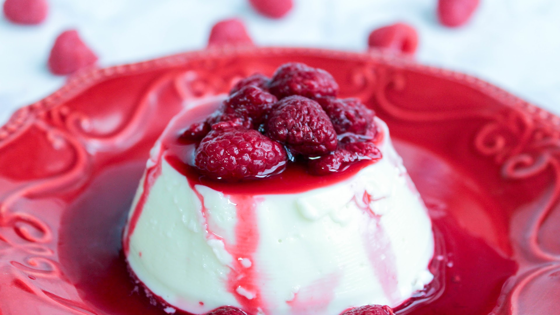 What A Delightful And Unique Dessert! Raspberries Romanoff