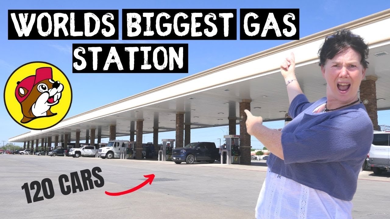 WORLD'S LARGEST GAS STATION - BRITS FIRST IMPRESSION OF BUC-EE'S
