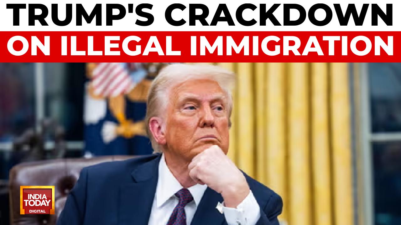 US President Donald Trump announces deployment of troops to southern border