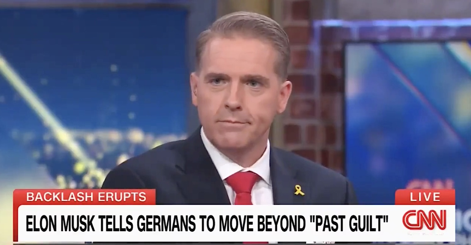 CNN's Scott Jennings defends Elon Musk's Nazi salute - until he's asked ...