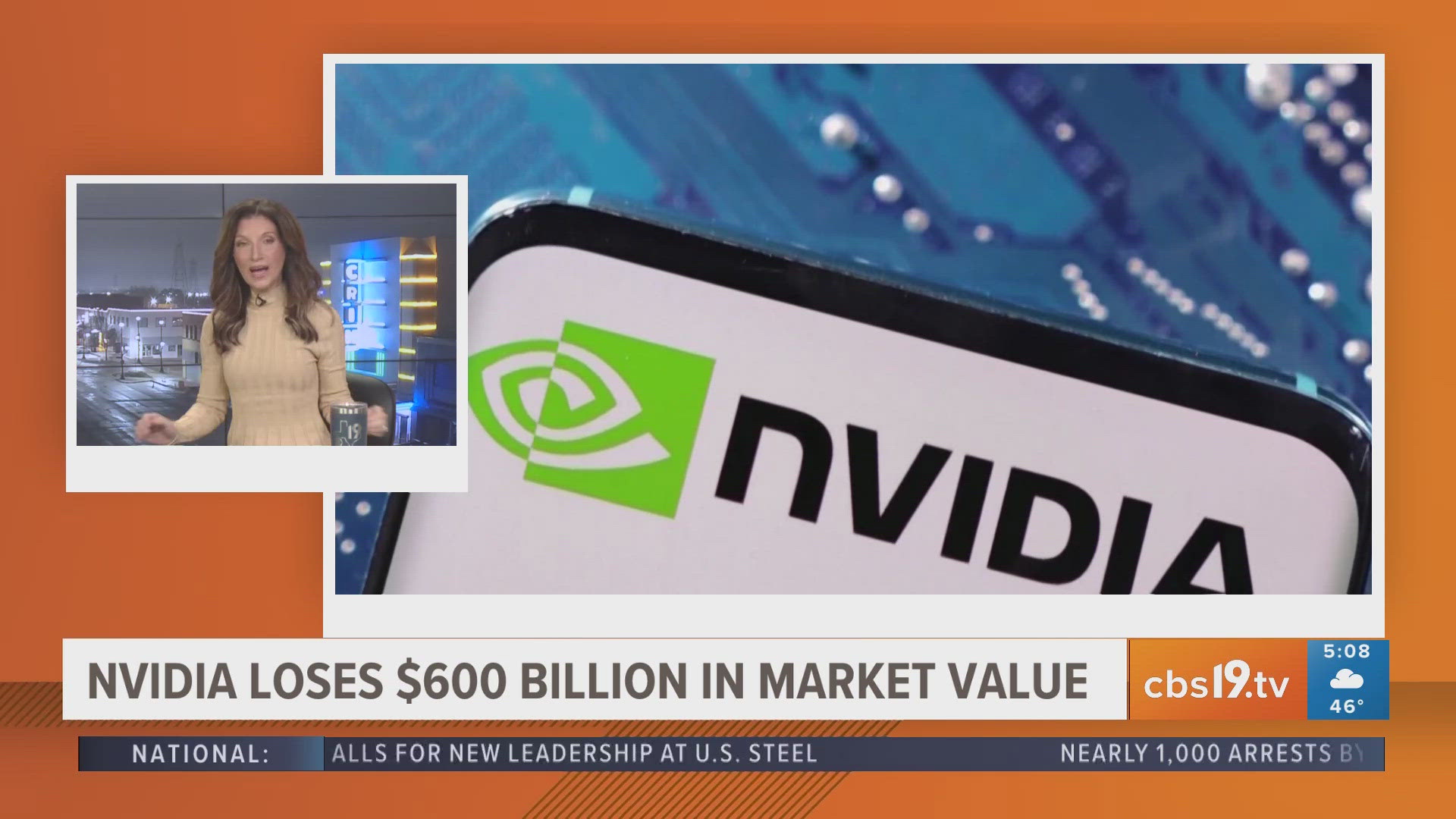 Nvidia loses $600B in market value
