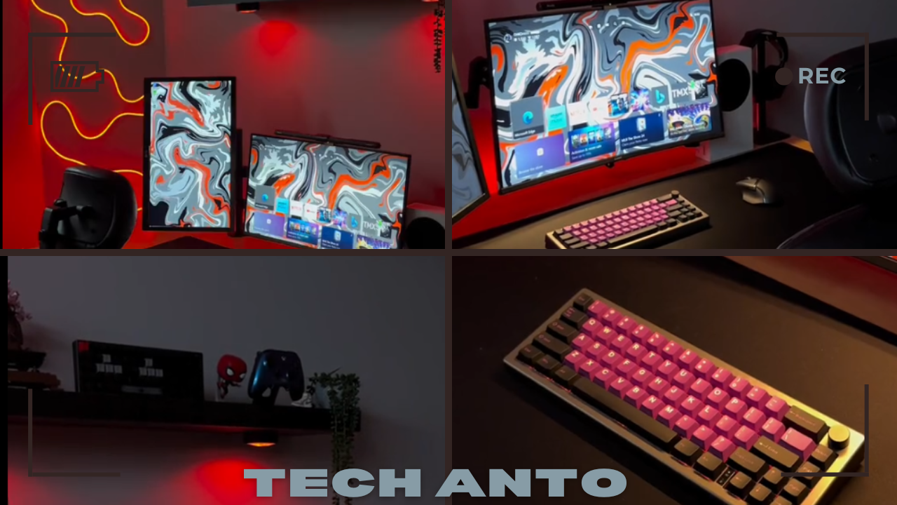 The Red Is Fire in My PC Setup