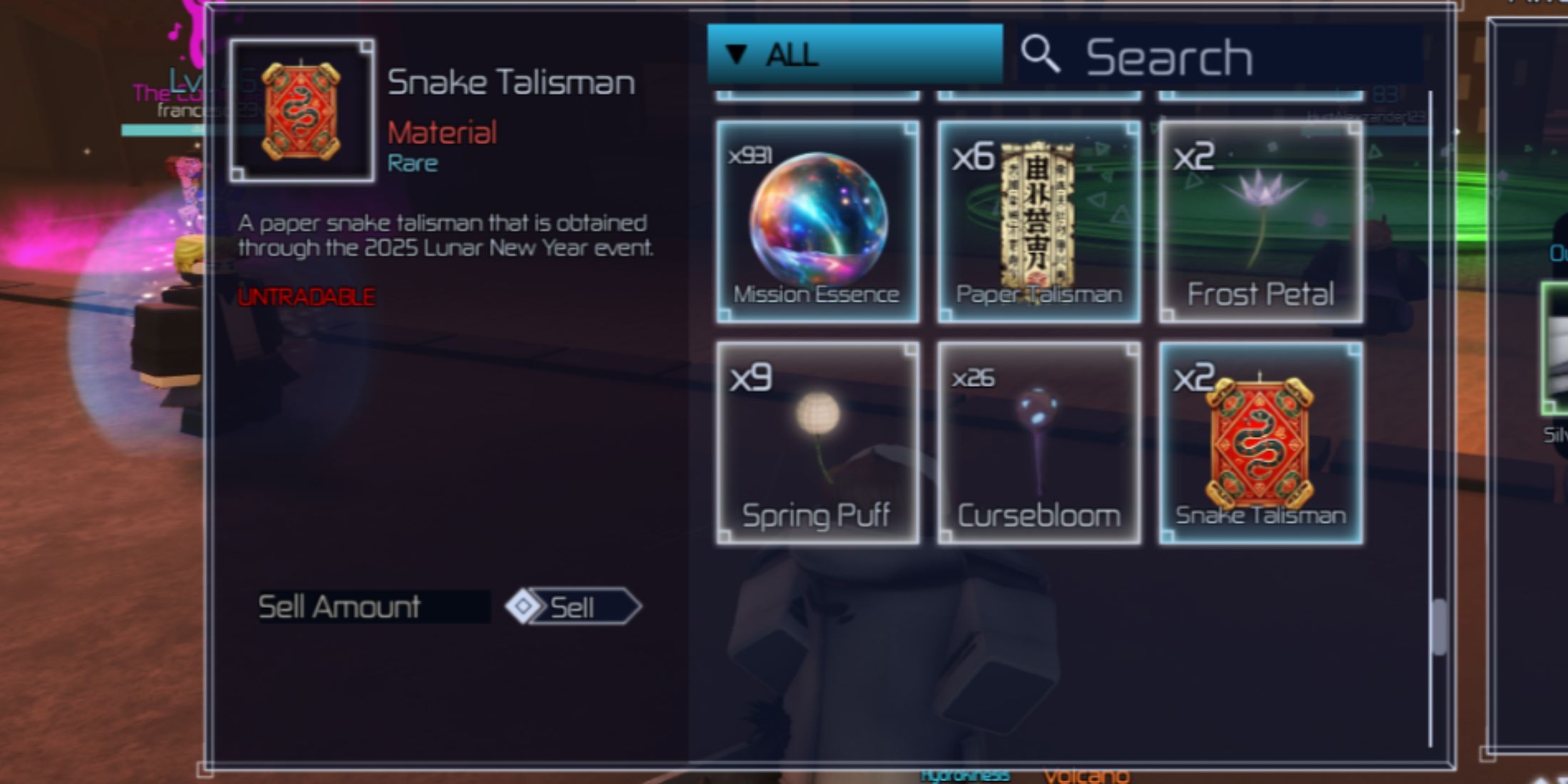 How to Get & Use Snake Talisman in Jujutsu Infinite