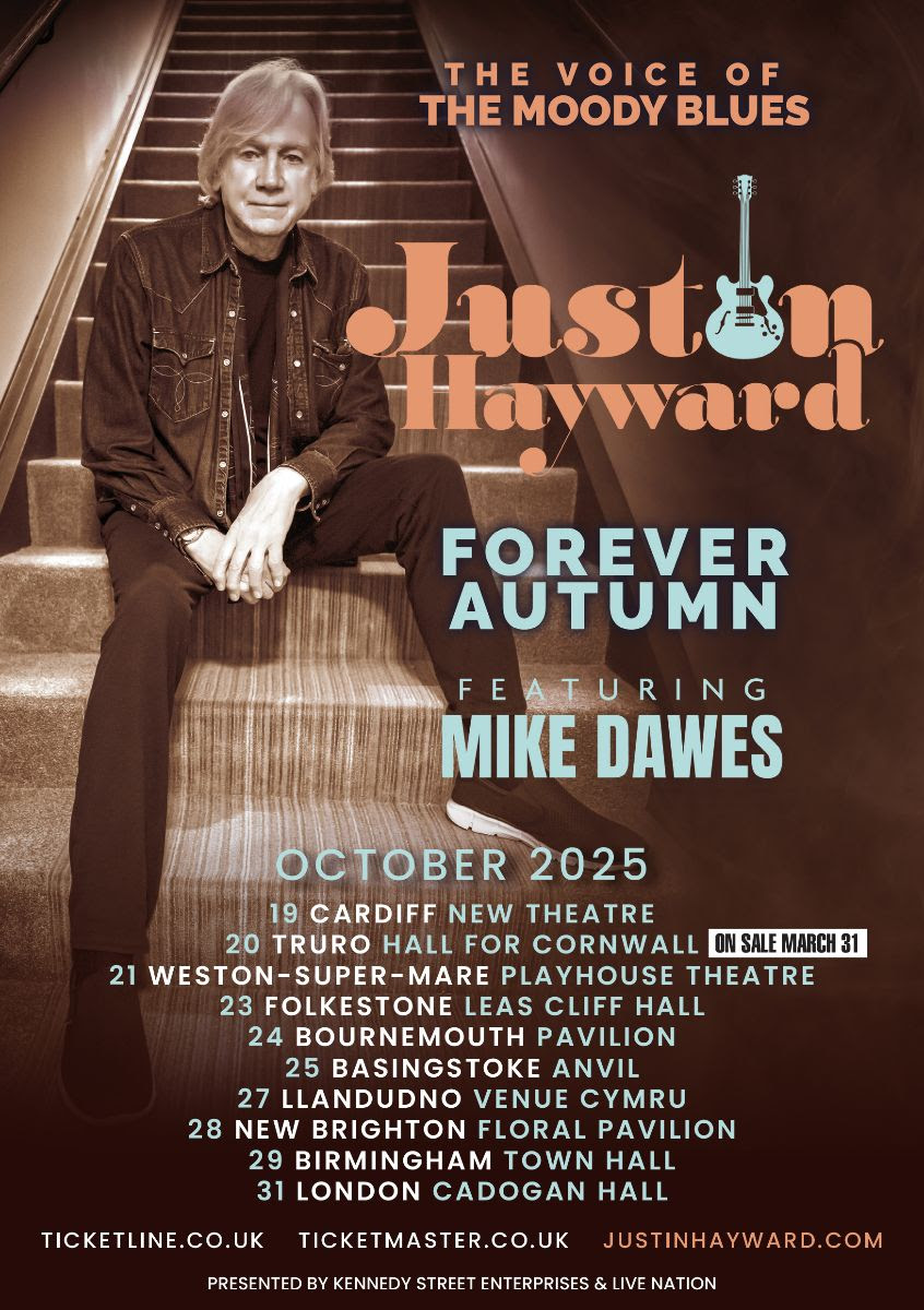Moody Blues singer Justin Hayward announces Forever Autumn tour for October