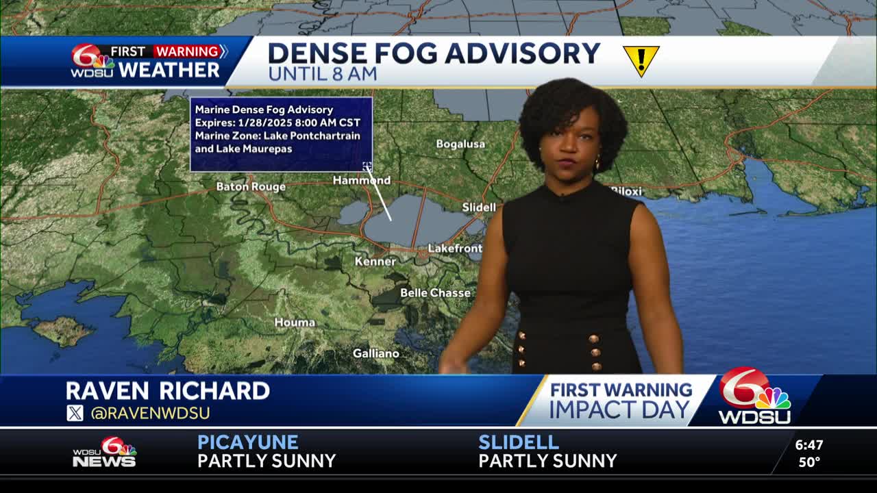 7 a.m. Louisiana Weather Update: Foggy start possible, seasonal ...