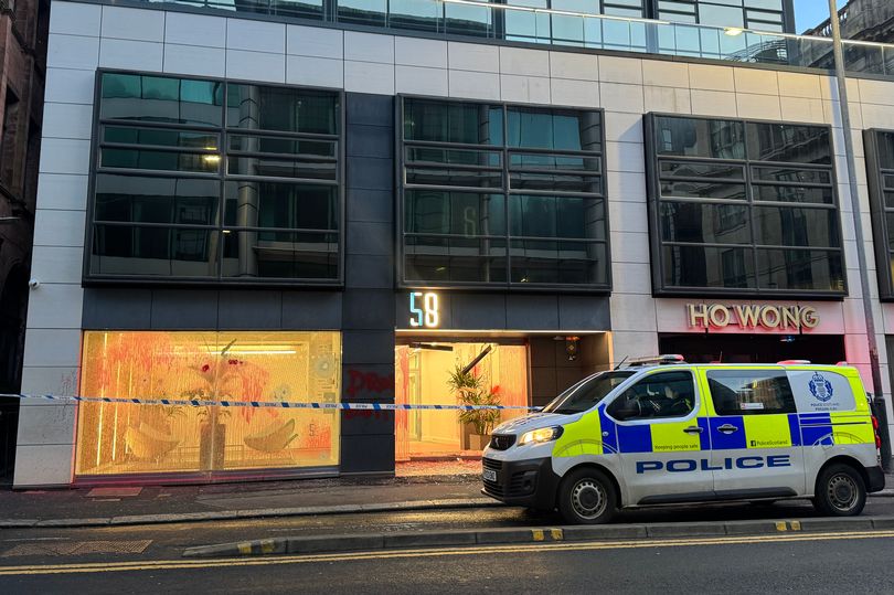 Pro-Palestine activists smash windows at Glasgow firm over alleged ...