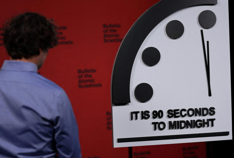 Doomsday Clock to reveal 2025 time today
