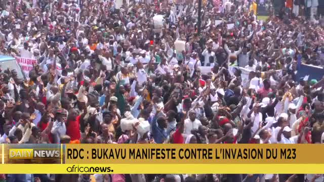 Citizens in DRC protest M23 offensive and international silence