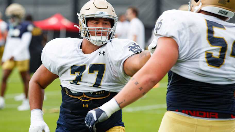 TRANSFER PORTAL: Notre Dame Offensive Lineman Ty Chan Commits To UConn ...
