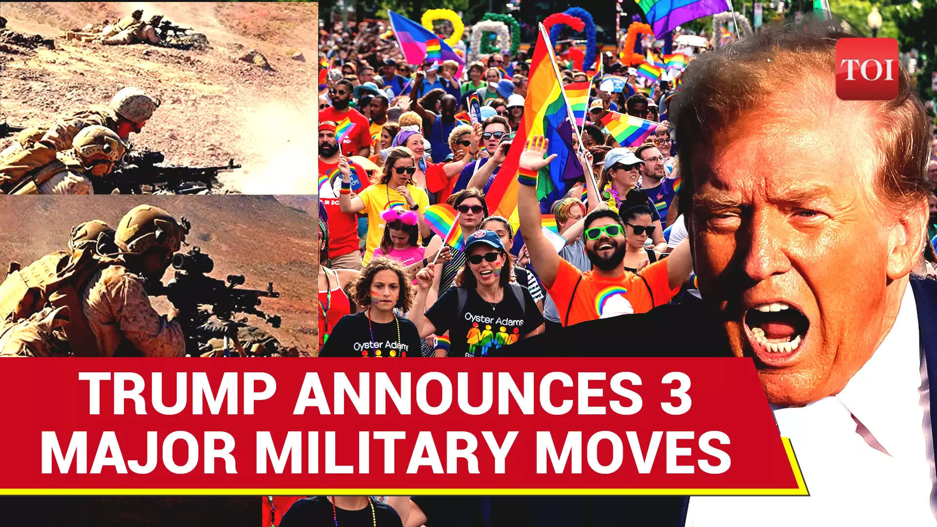 Trump's Three Bombshell Military Moves; 'Trans Soldiers Will Be ...