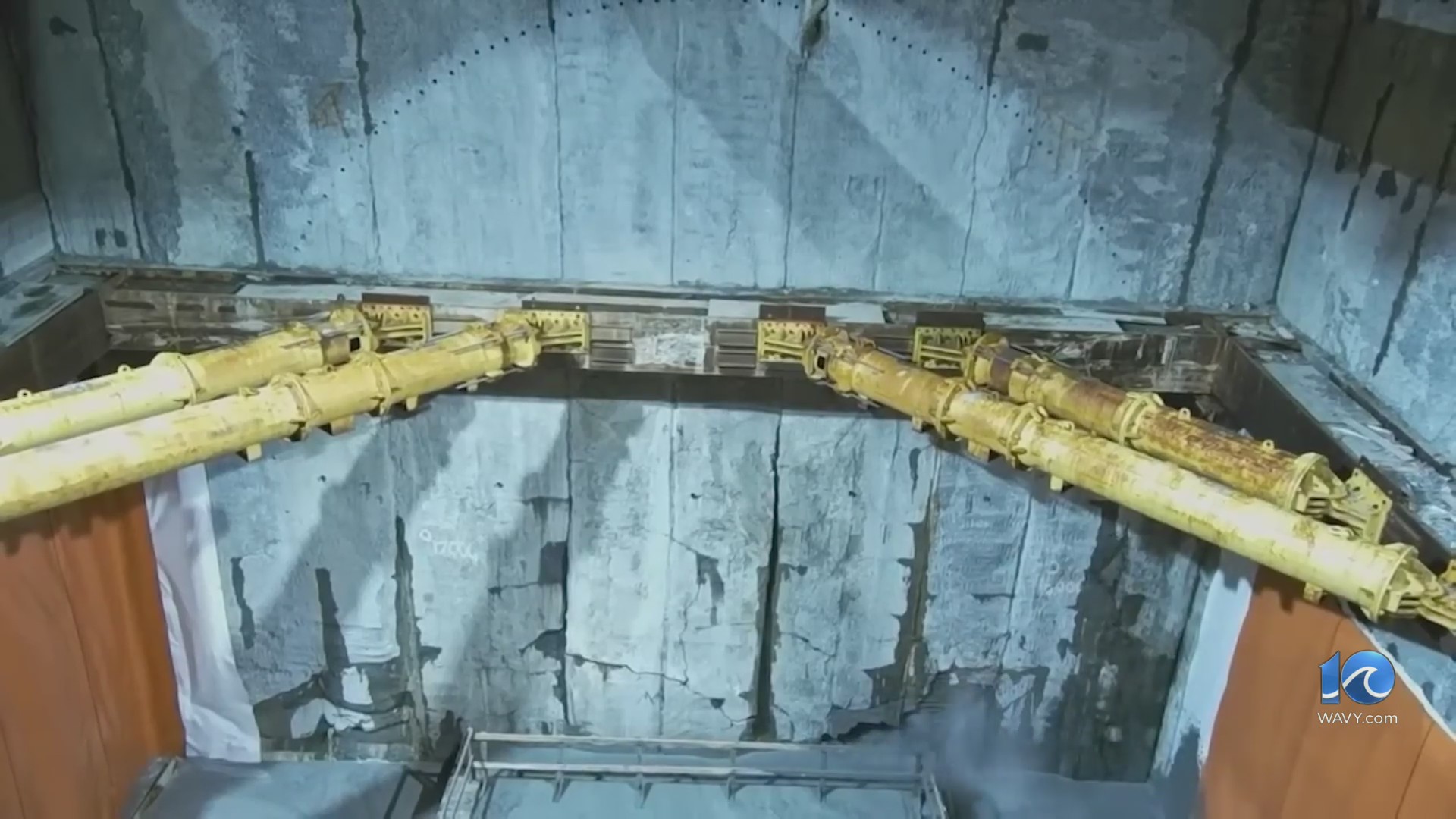 Tunnel boring machine makes breakthrough at CBBT