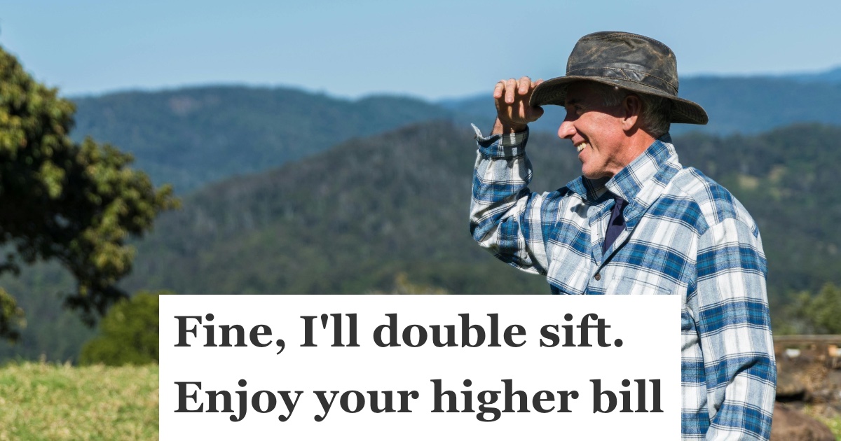 Annoying New Farmer Wanted To Save Up On His Yield And Was Adamant On ...