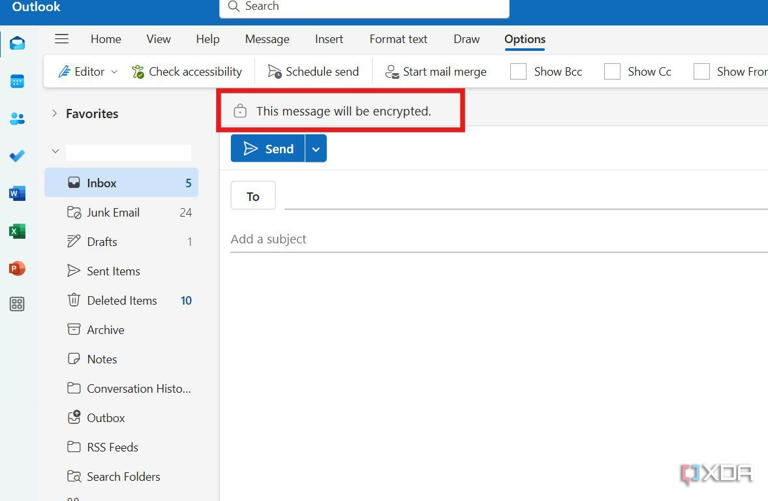 How to encrypt emails Outlook