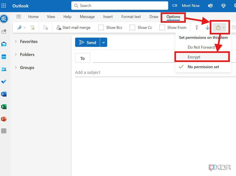 How to encrypt emails Outlook