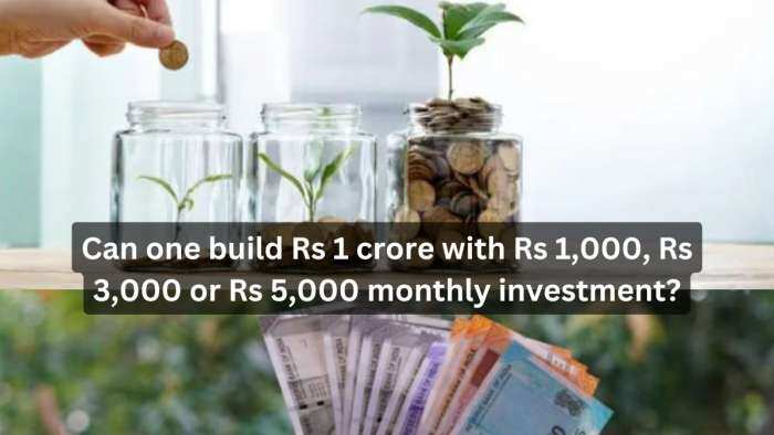 Power of Compounding: Can one build Rs 1 crore corpus with Rs 1,000, Rs ...