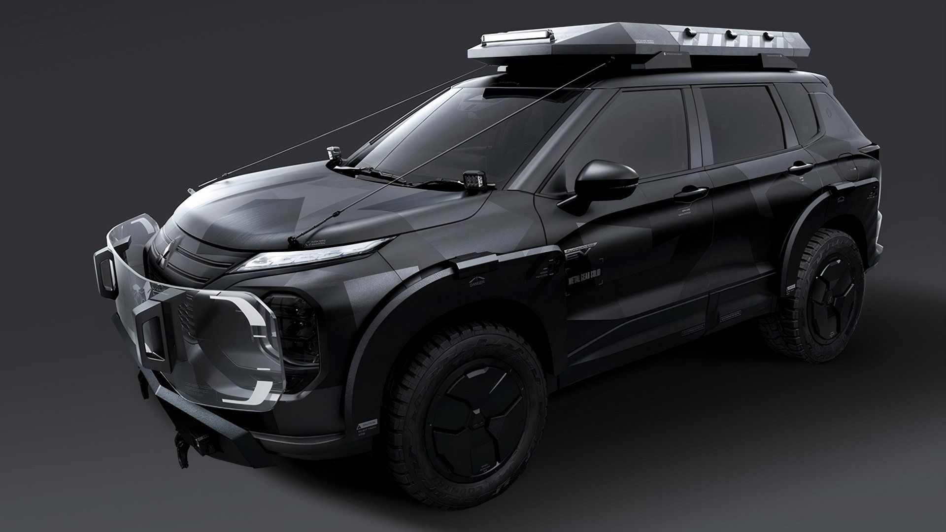 Mitsubishi Builds Custom Outlander PHEV Inspired By Metal Gear Solid