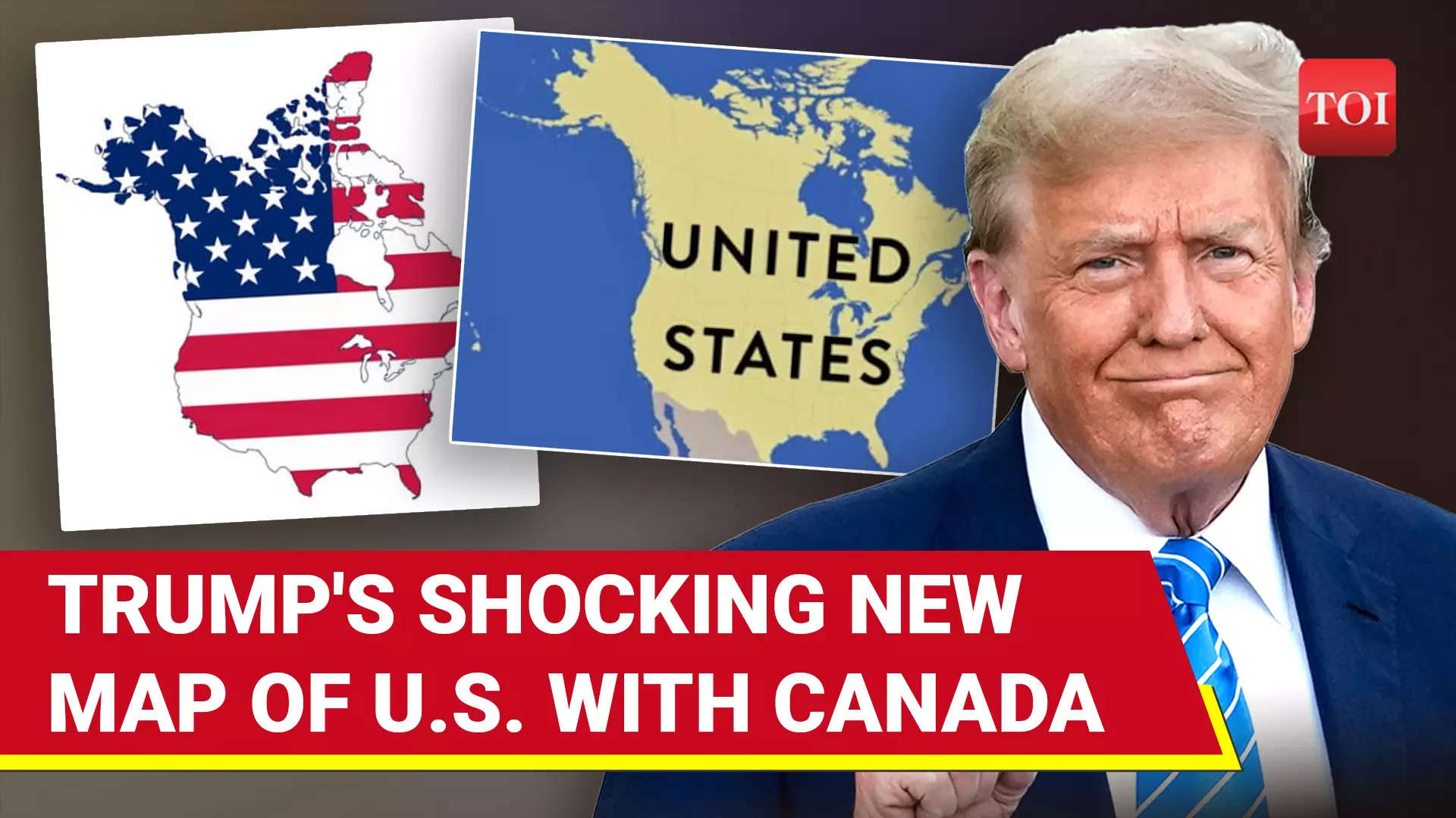 Trump Ups The Ante, Publishes New U.S. Map with Canada Amid '51st State ...