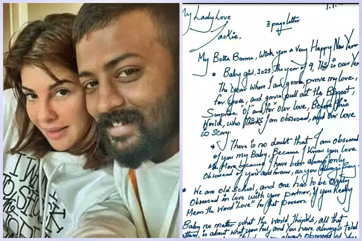 Sukesh Chandrasekhar’s jail letter to Jacqueline Fernandez: ‘Our love ...