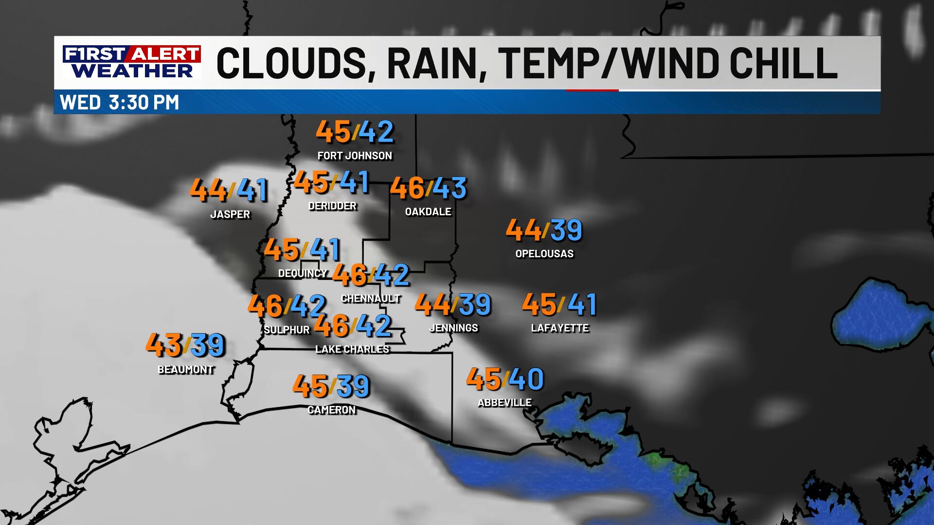 First Alert Forecast: Staying cold through Wednesday, rain chances jump ...