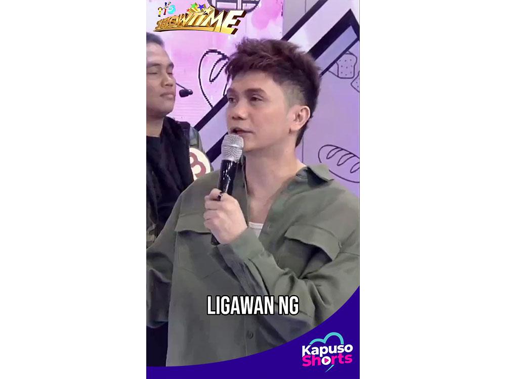 P'wede bang ligawan ang leading lady, David? shorts It's Showtime