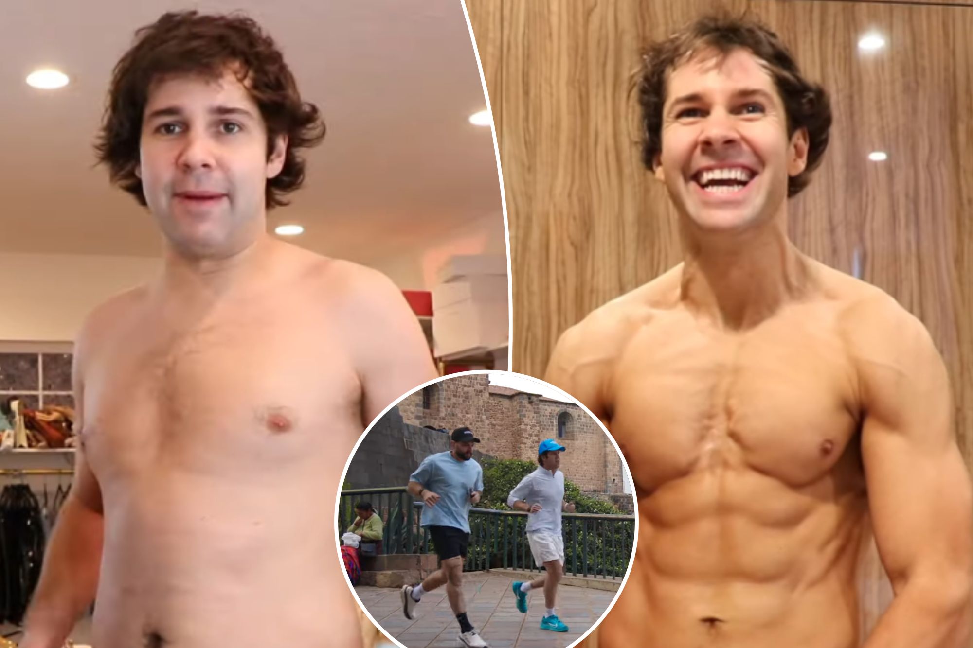 Influencer David Dobrik reveals ripped body transformation after 2-year ...